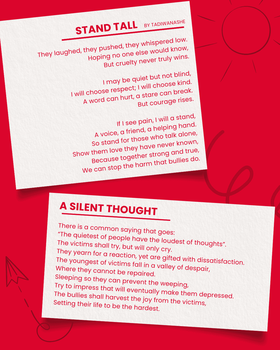 LEARNERS WRITE ANTI-BULLYING WEEK POEMS - Slough & Langley